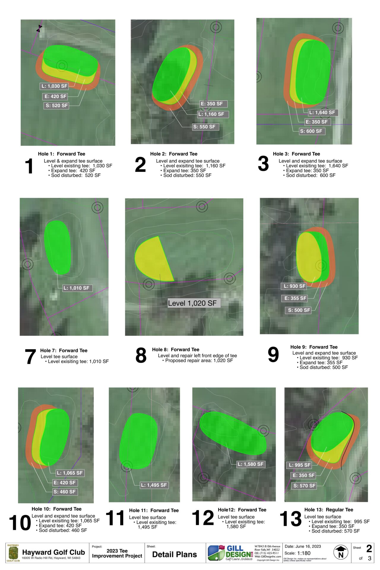 Bunker/Tee Project - Hayward Golf Course